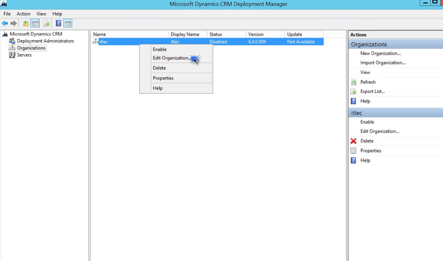 Information Technology Lectures (ITLec) - R&D: How To Change Organization Display Name In MS CRM ...