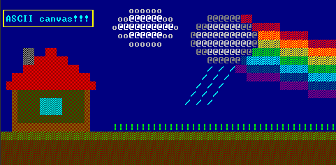 GitHub - delimitry/ascii_canvas: ASCII canvas for drawing in console