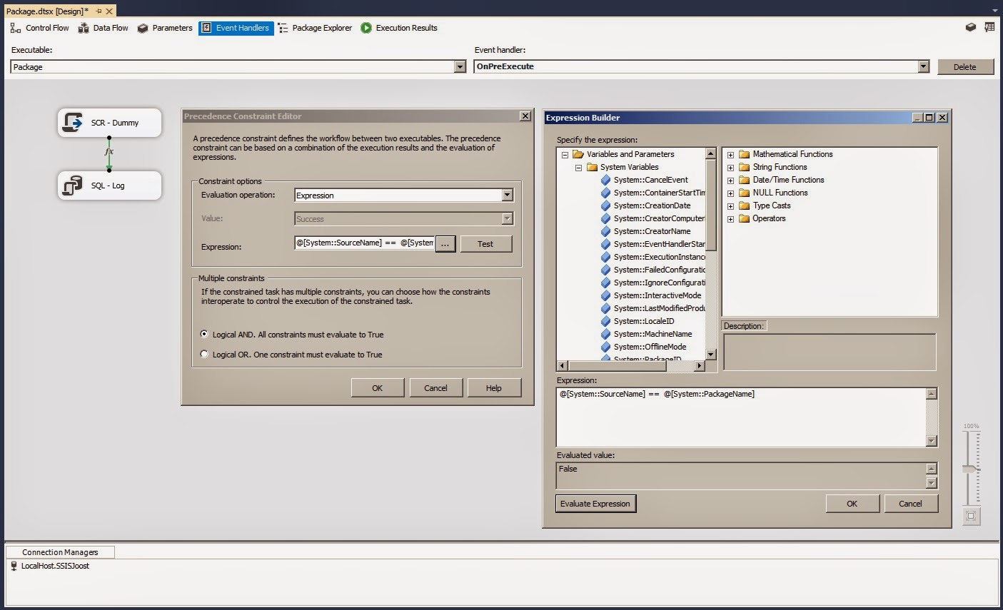 sql server - SSIS On Error Event Handler sending multiple emails on ... sql server - SSIS On Error Event Handler sending multiple emails on ...