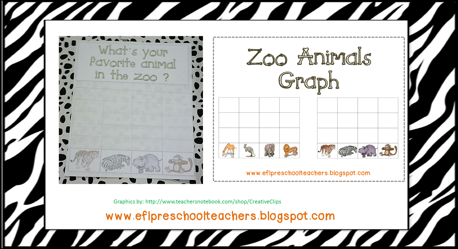 ESL/EFL Preschool Teachers: Zoo or Jungle Theme