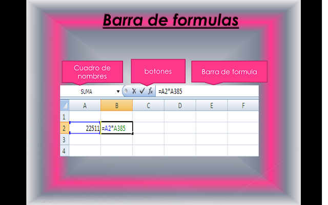 tania jima: barra de formulas