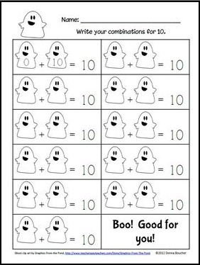 The Best of Teacher Entrepreneurs III: FREE MATH LESSON - “Ghostly Make ...