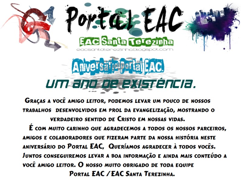 EAC Santa Terezinha.: Mensagens