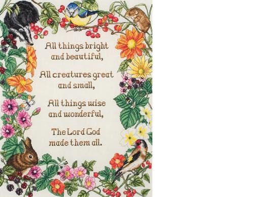 Cristine's Favorites: All Things Bright and Beautiful Poem