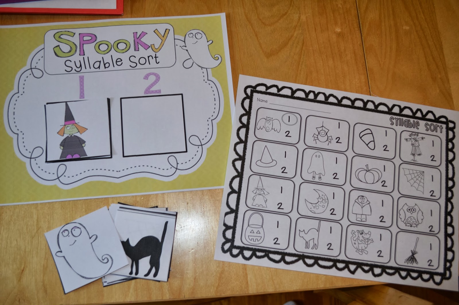 October Centers for Kindergarten (and 1st and 2nd) and a quick giveaway ...