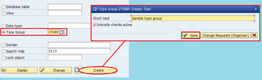 Learn SAP-ABAP online for Free.........: Creating a 'Type Group'.