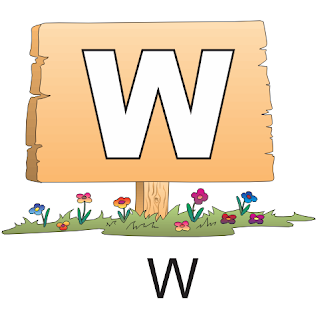 Christian y yo: Letras Abecedario en Español con Dibujos (W)