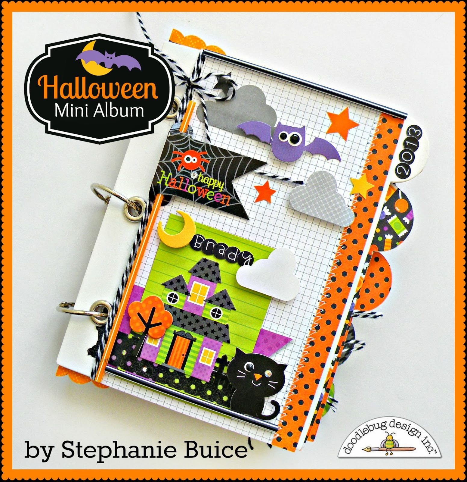 Doodlebug Design Inc Blog: Prep Your Halloween Mini Album in Advance
