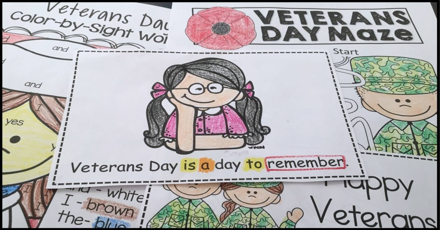 Veterans Day Resources and Activities for Kinders | The Barefoot Teacher