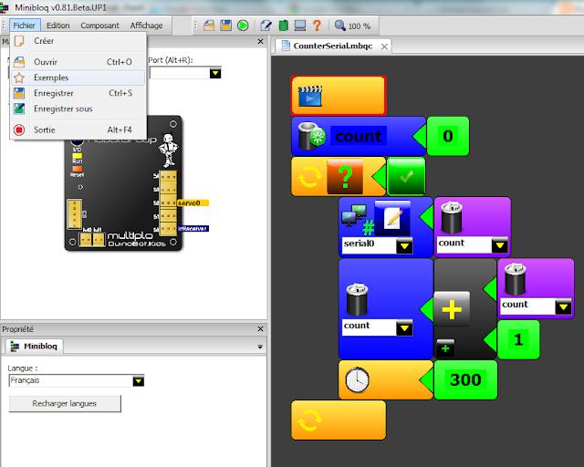 miniBloq: Minibloq translated to French!