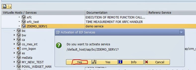 Creating a Service in SICF & Consuming it. - SAP Community