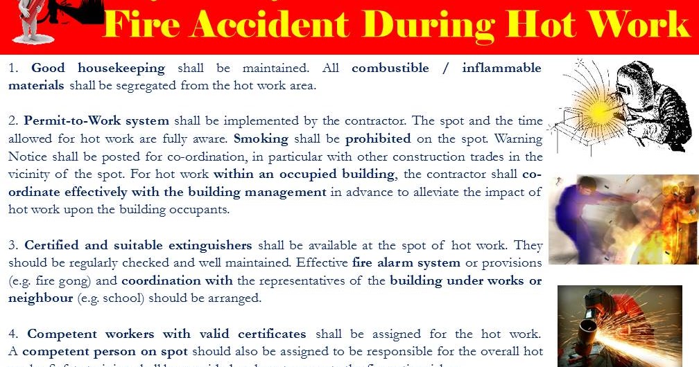 Hot Work Fire at Cynthia Burris blog