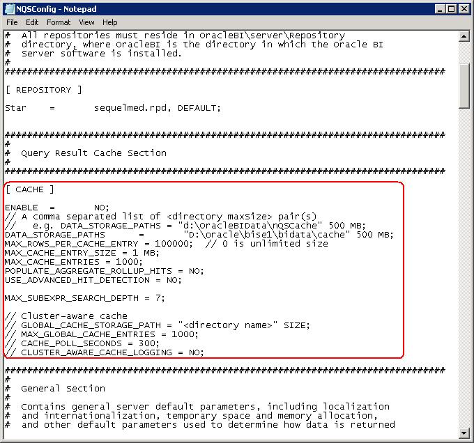 Oracle Business Intelligence: OBIEE Cache Issues Oracle Business Intelligence: OBIEE Cache Issues