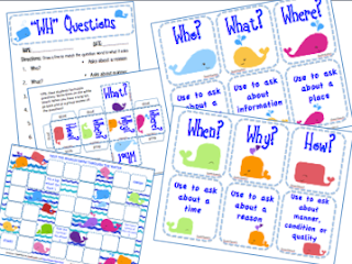 WH-Whale Questions {Who, What, Where, When, Why, & How} | The Queen's ...