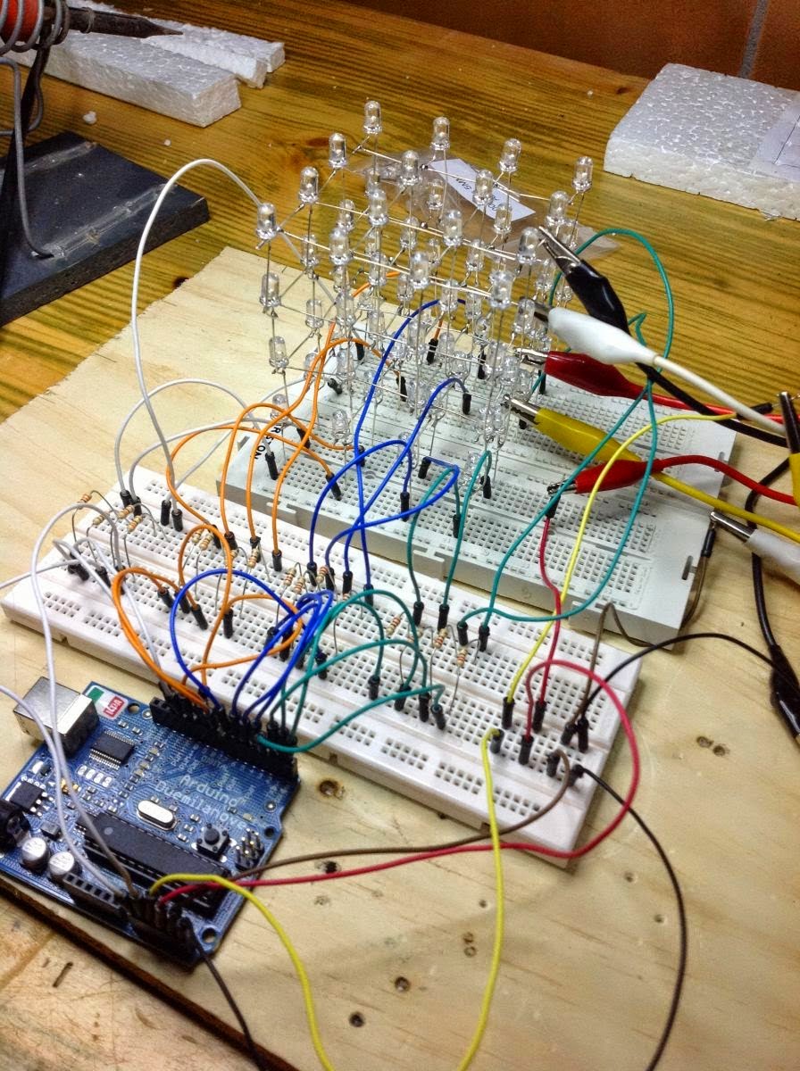 Tutorial cubo leds 4x4x4 con Arduino | Proyectos Arduino Tutorial cubo leds 4x4x4 con Arduino | Proyectos Arduino