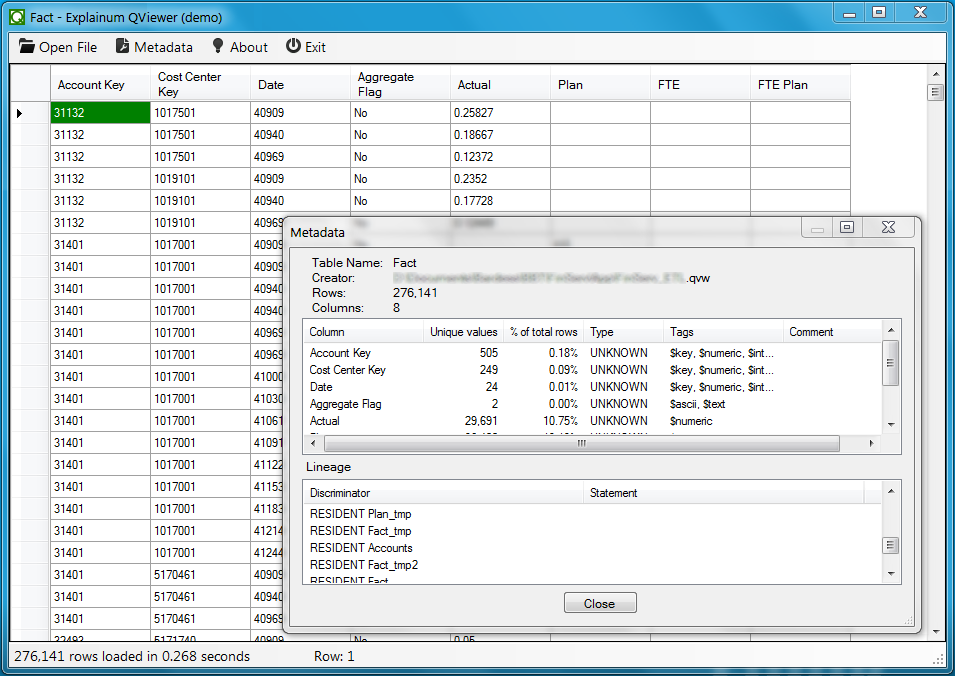 BI Review: Explainum QViewer - viewer for QVD files BI Review: Explainum QViewer - viewer for QVD files