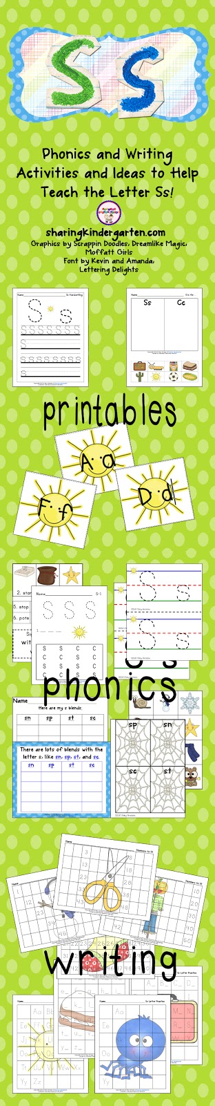 Letter Ss - Sharing Kindergarten
