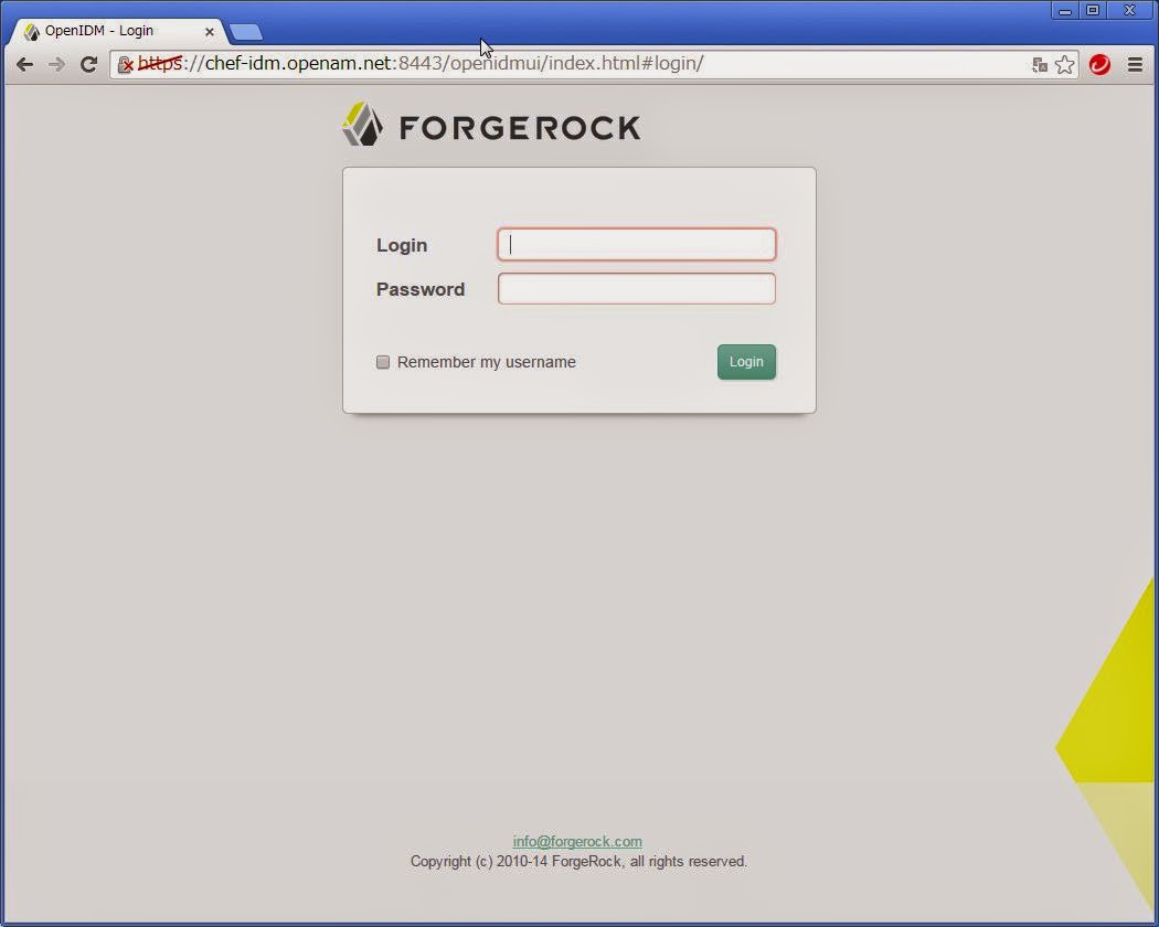 OpenAM: OpenIDMのインストール