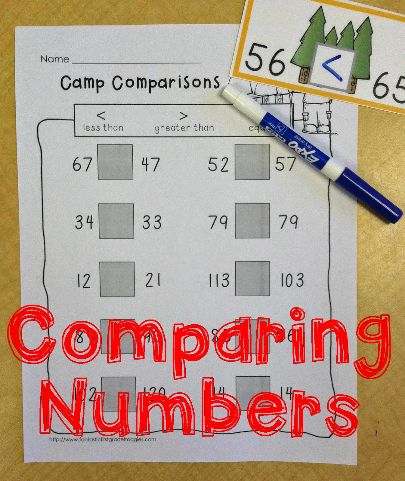 Camping Math Stations - The Teacher Bag