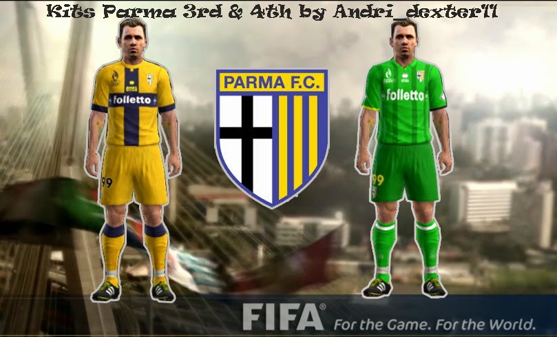 pes-modif: PES 2013 Parma 3rd & 4th Kits 14-15 by Andri_dexter11