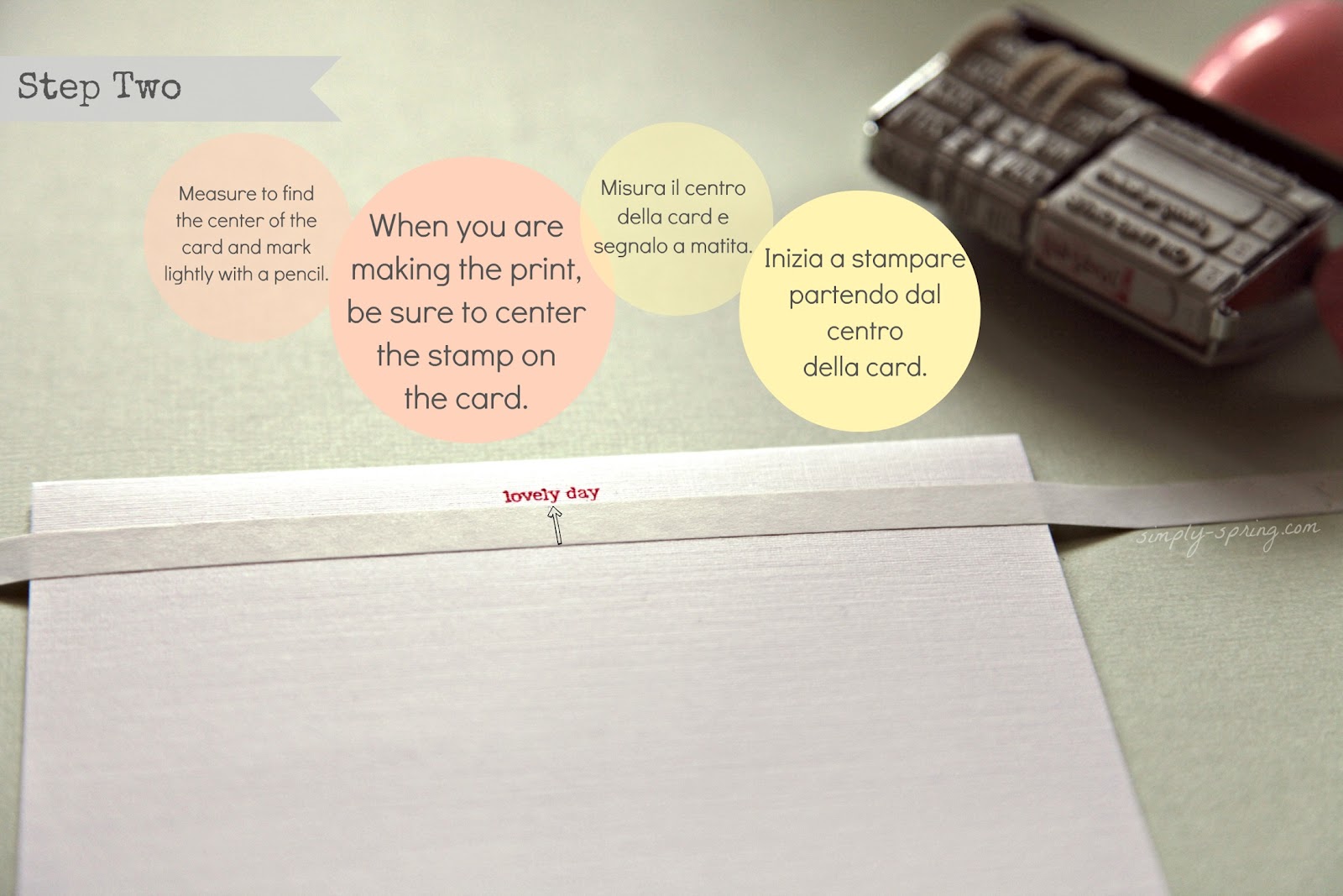 HOW TO: stamp correctly | SIMPLY SPRING