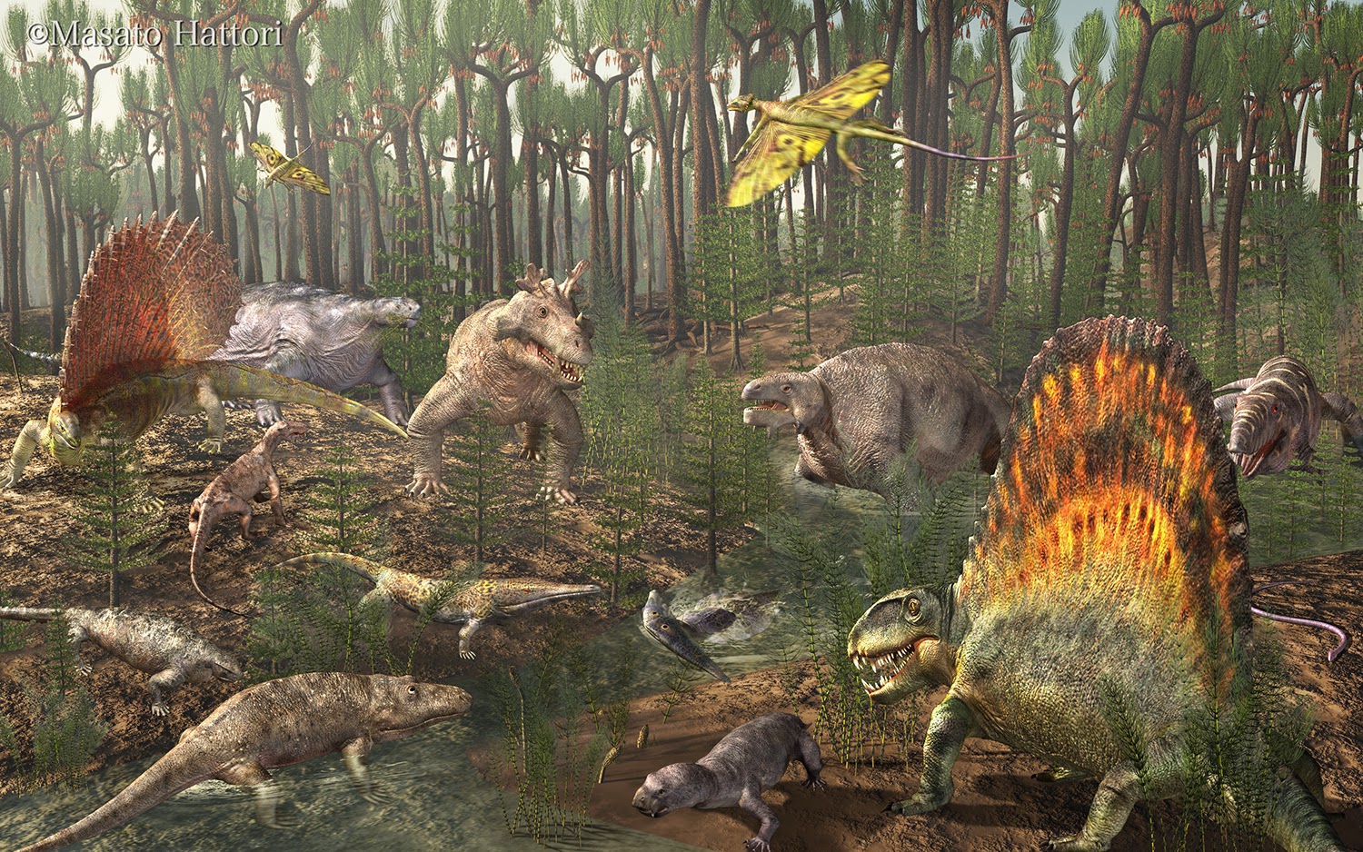 Permian period | Prehistoric animals, Prehistoric, Prehistoric creatures
