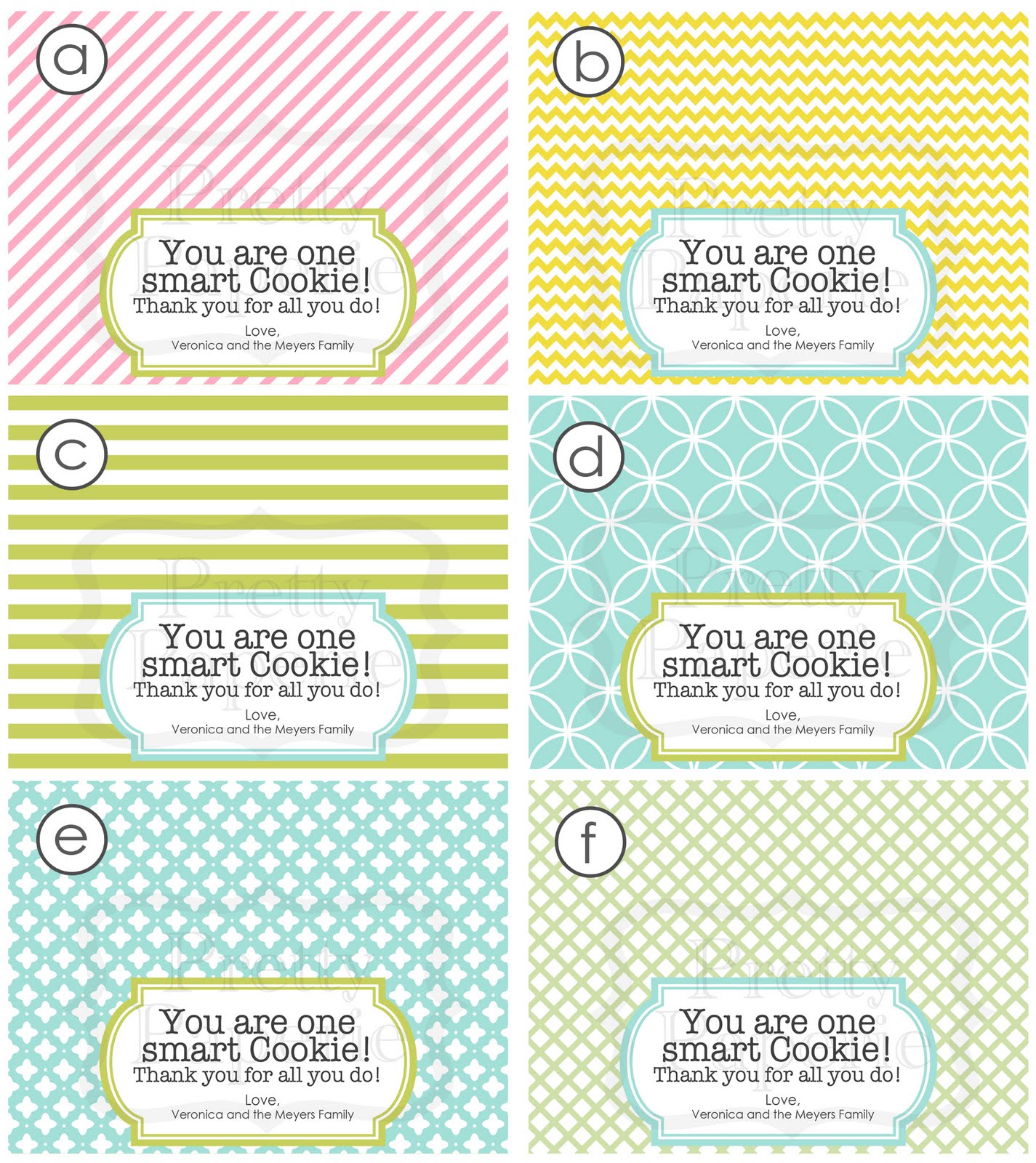 DIY Teacher Gifts-Treat Bag Tag Printables – At Home With Natalie