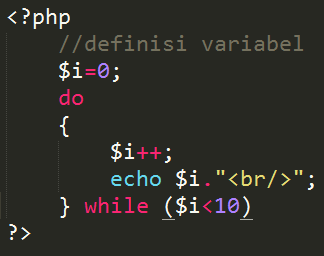 Menggunakan Looping WHILE dan DO WHILE Dalam PHP ~ Seminar Website Indonesia