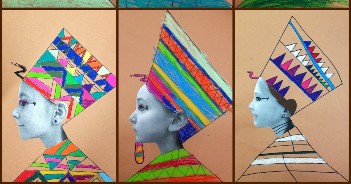 edenfolwell: Art Lesson - Egyptian Pharaohs
