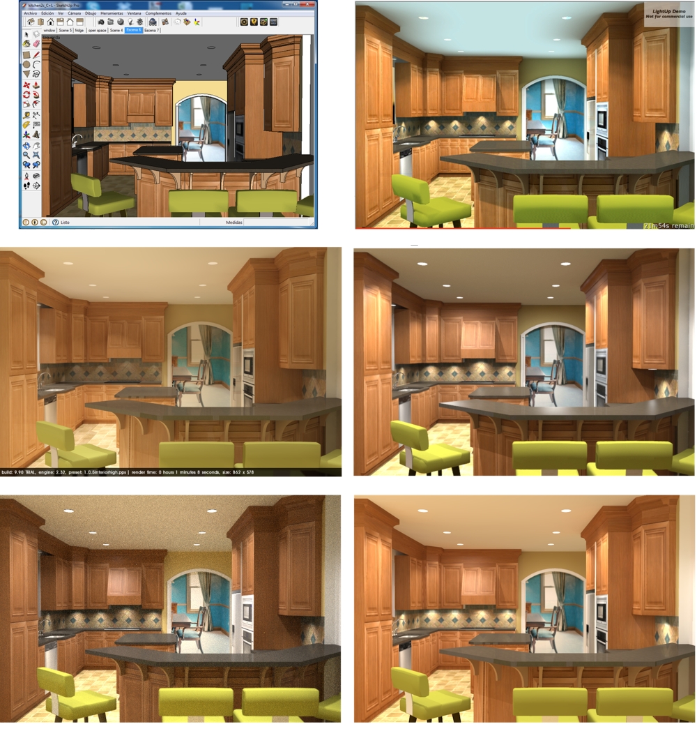 Sketchup for Interior Design: Five Rendering Plugins Comparison Sketchup for Interior Design: Five Rendering Plugins Comparison