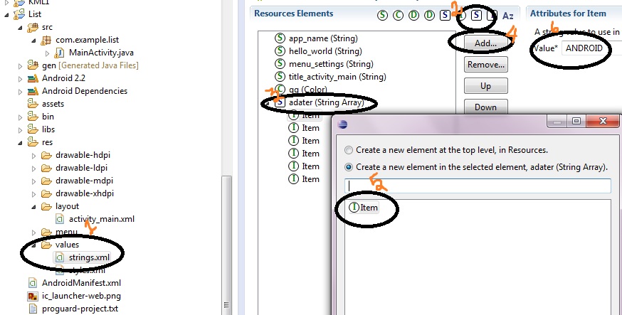 LEARN ANDROID: SIMPLE LISTVIEW WITH ARRAY ADAPTER LEARN ANDROID: SIMPLE LISTVIEW WITH ARRAY ADAPTER