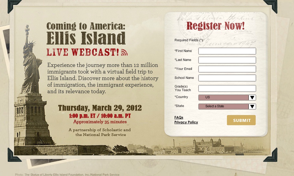 Virtual Field Trip to Ellis Island - Dr. Lori Elliott
