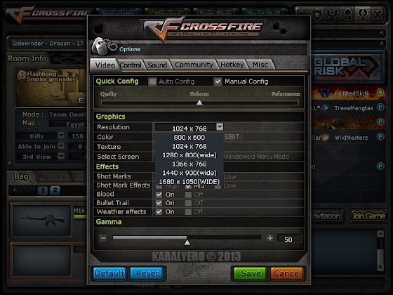 Crossfire PH Screen Resolutions - KABALYERO • Gamer, Streamer, Blogger, Husband and Father!