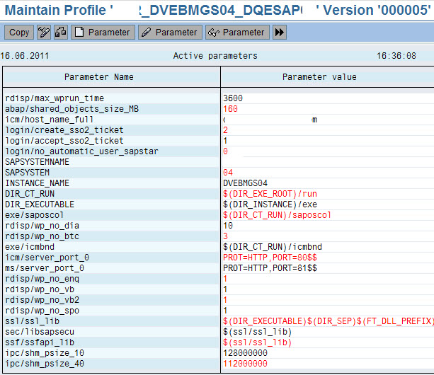 SAP Basis Tutorials: How to change SAP parameters
