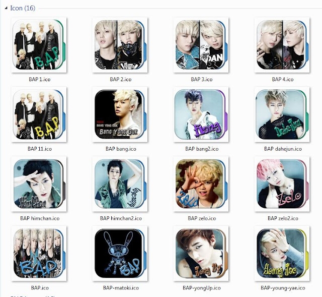 ASIA NO SEKAI ~~ KPOP: [Descarga] Iconos Kpop para PC - B.A.P