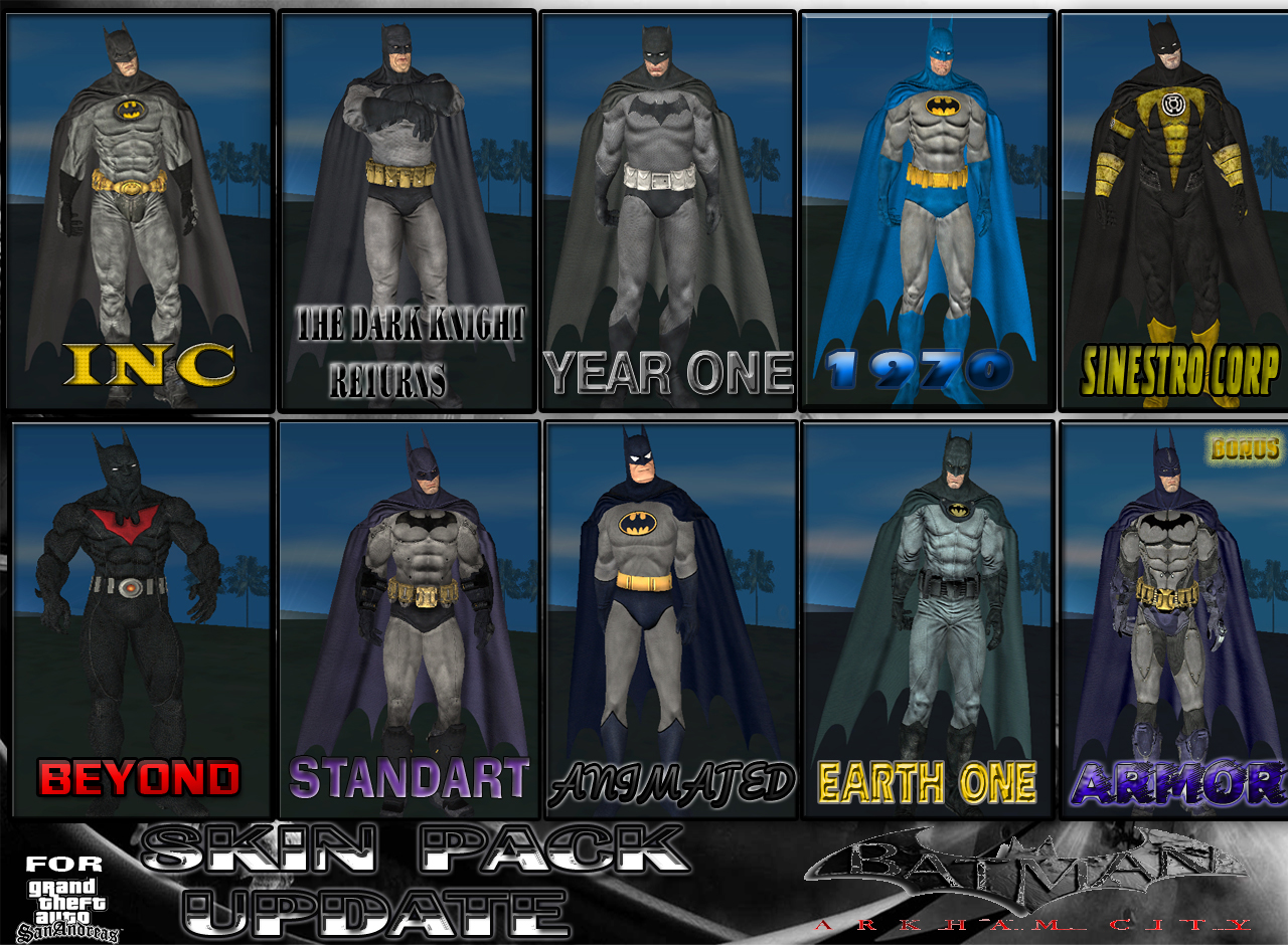 CyraxFLC MODS: Batman Arkham City Skins Pack Update.