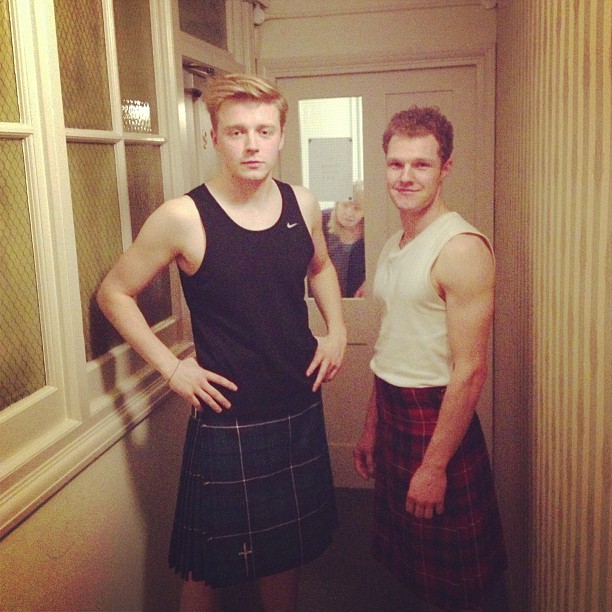 Hot Guys: Scottish Actor Jack Lowden Without A Shirt and In A Kilt! So Gorgeous!