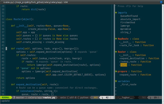 Vim tagbar Vim tagbar