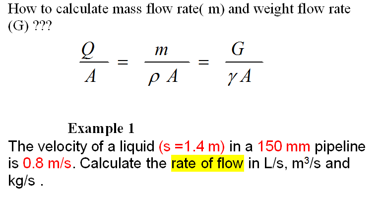 Fluid Mechanics Mass Flow Rate Equation - Tessshebaylo Fluid Mechanics Mass Flow Rate Equation - Tessshebaylo
