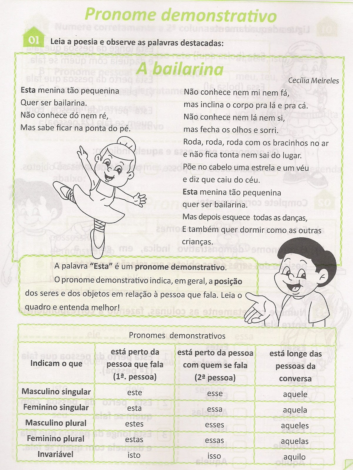 Atividades De Pronome Demonstrativo - RETOEDU