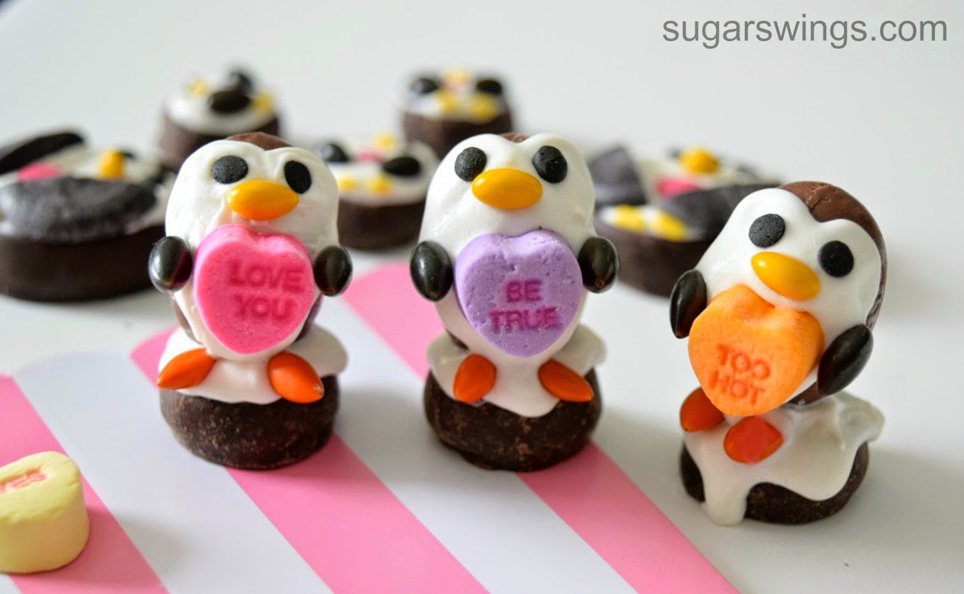 Sugar Swings! Serve Some: Penguin Valentines Day Candies