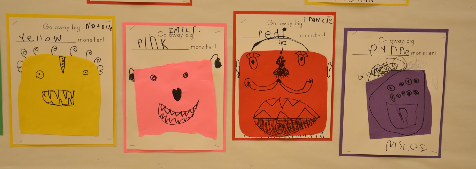 A Place Called Kindergarten: go away big green monster!!