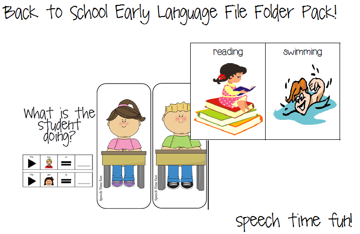 Back To School Early Language File Folder Activities! ((AND GIVEAWAY ...