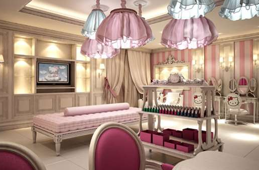 kandeej.com: The Hello Kitty Salon...yes it's true.