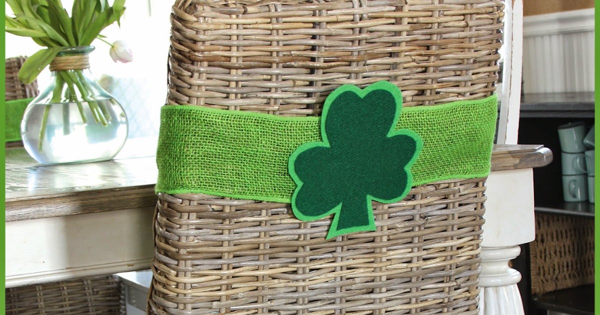 A Thrifter in Disguise: St. Patrick's Day Decor: Shamrock Sash