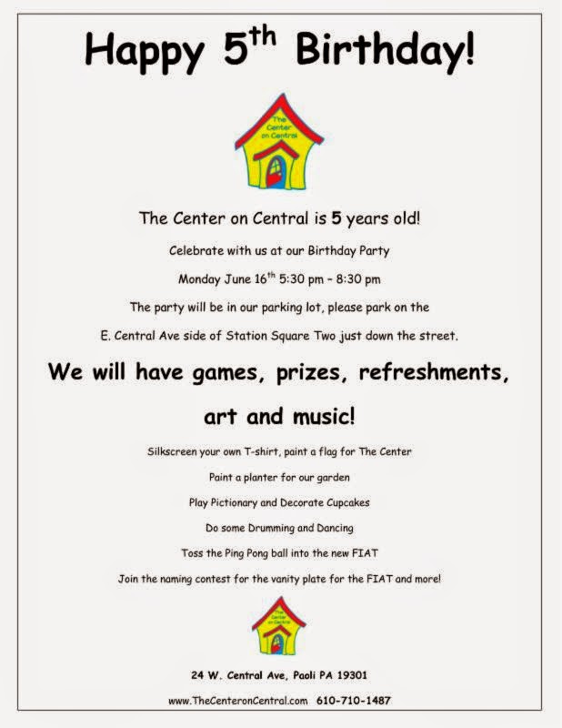 The Center on Central Birthday Party - Fun Things To Do With Kids in ...
