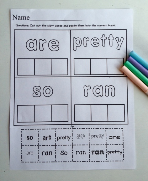 Sight Word Make-a-Match!