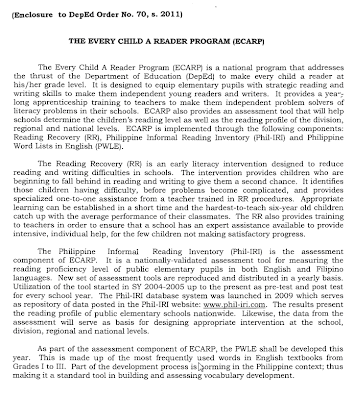 PLAI - Southern Tagalog Region Librarians Council: Every Child A Reader Program