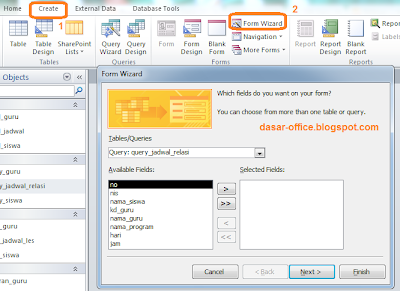 Tutorial Microsoft Access Cara Membuat Form di Ms Access