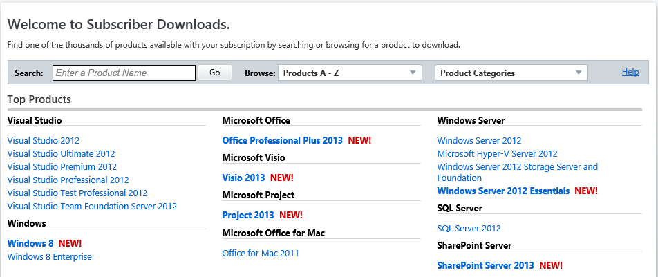 SharePoint 2013 RTM now available to MSDN and TechNet Subscribers!